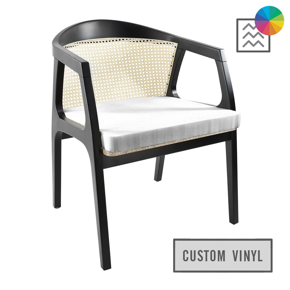 Luxor Arm Chair - Black